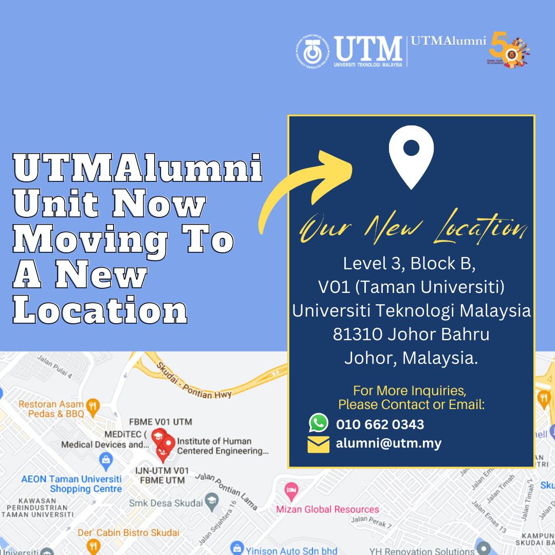 UTMAlumni | Network is Our Future