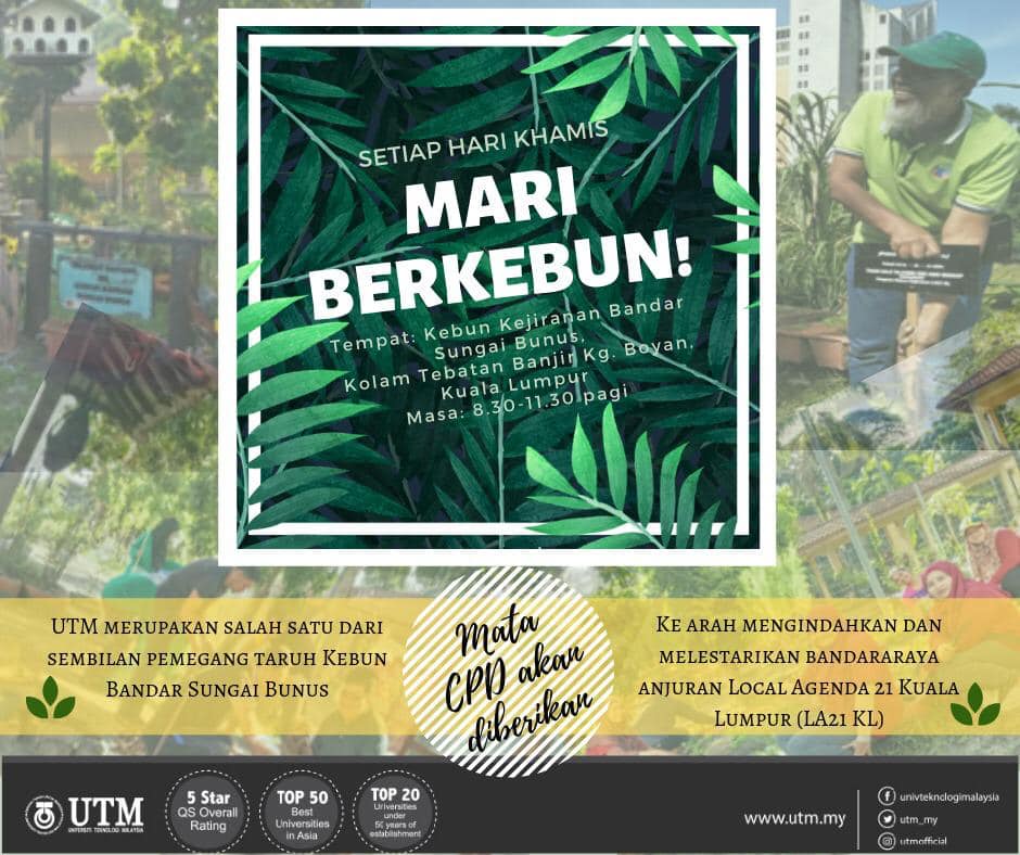 AKTIVITI PROGRAM LESTARI KEBUN KEJIRANAN BANDAR SUNGAI BUNUS | Urban ...